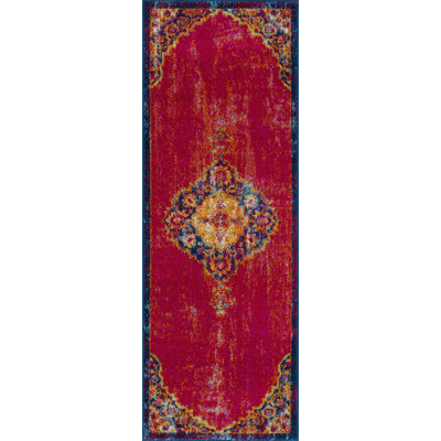 Bungalow Rose Rummond Performance Red Rug & Reviews | Wayfair