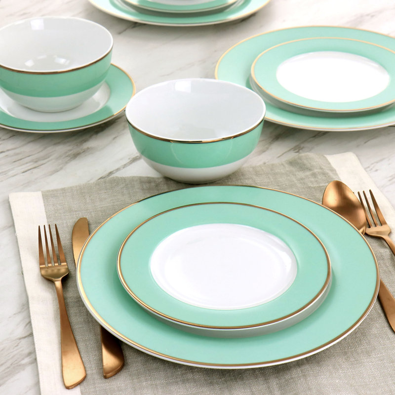 Martha Stewart Ceramic Dinnerware Set - Service for 4 & Reviews | Wayfair
