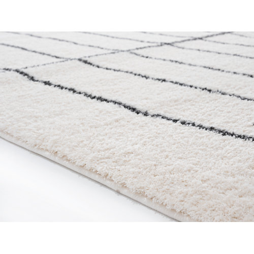 Union Rustic Ilwell Handmade Cream Rug | Wayfair