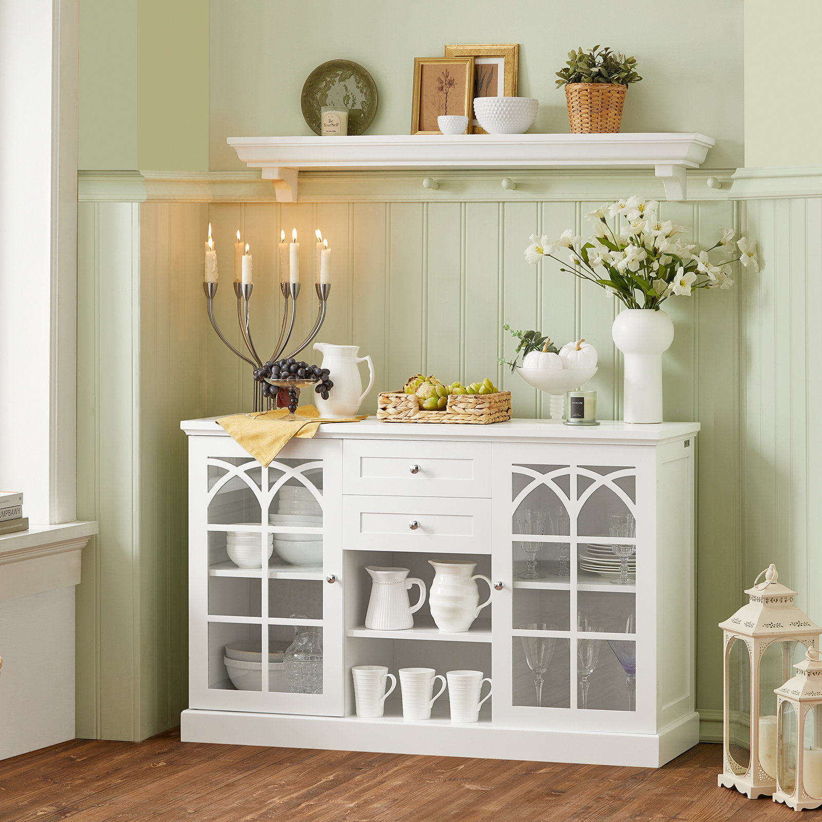 ClassicLiving Gibb 120Cm Wide 2 Drawer Server | Wayfair.co.uk