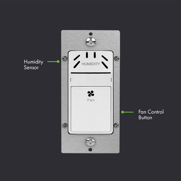 TOPGREENER Humidity Sensor Switch for Ventilation Fan, Bath Fan Control ...