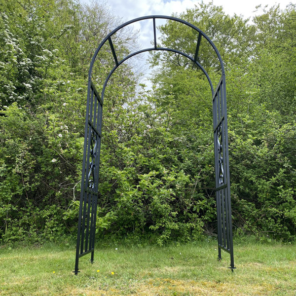 Rosalind Wheeler Metal Amalfi Garden Arch | Wayfair.co.uk