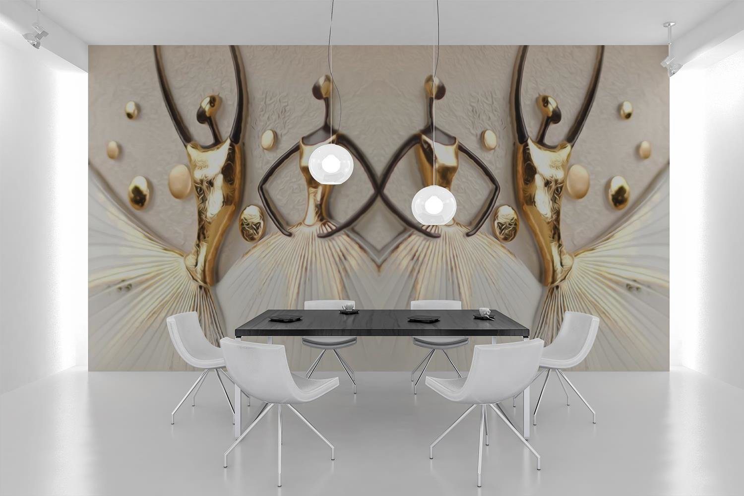 Ebern Designs Prokop 3D Embossed Matte Wallpaper Roll | Wayfair.co.uk