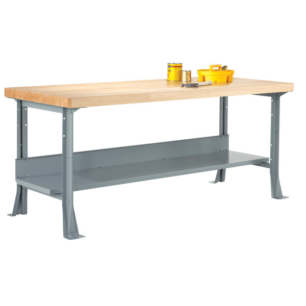 Diversified Woodcrafts Butcher Block Top Workbench | Wayfair