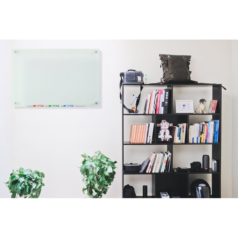 Audio-Visual Direct Wall Mounted Glass Board & Reviews | Wayfair