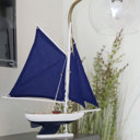 Handcrafted Nautical Decor Wooden It Floats Floating Model Sailboat ...
