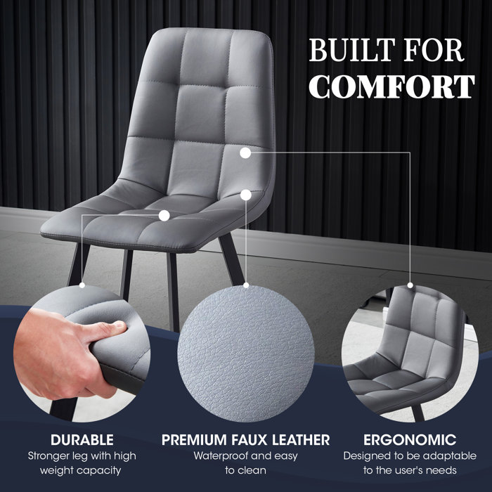 Wade Logan® Gossard 4 - Person Dining Set & Reviews | Wayfair