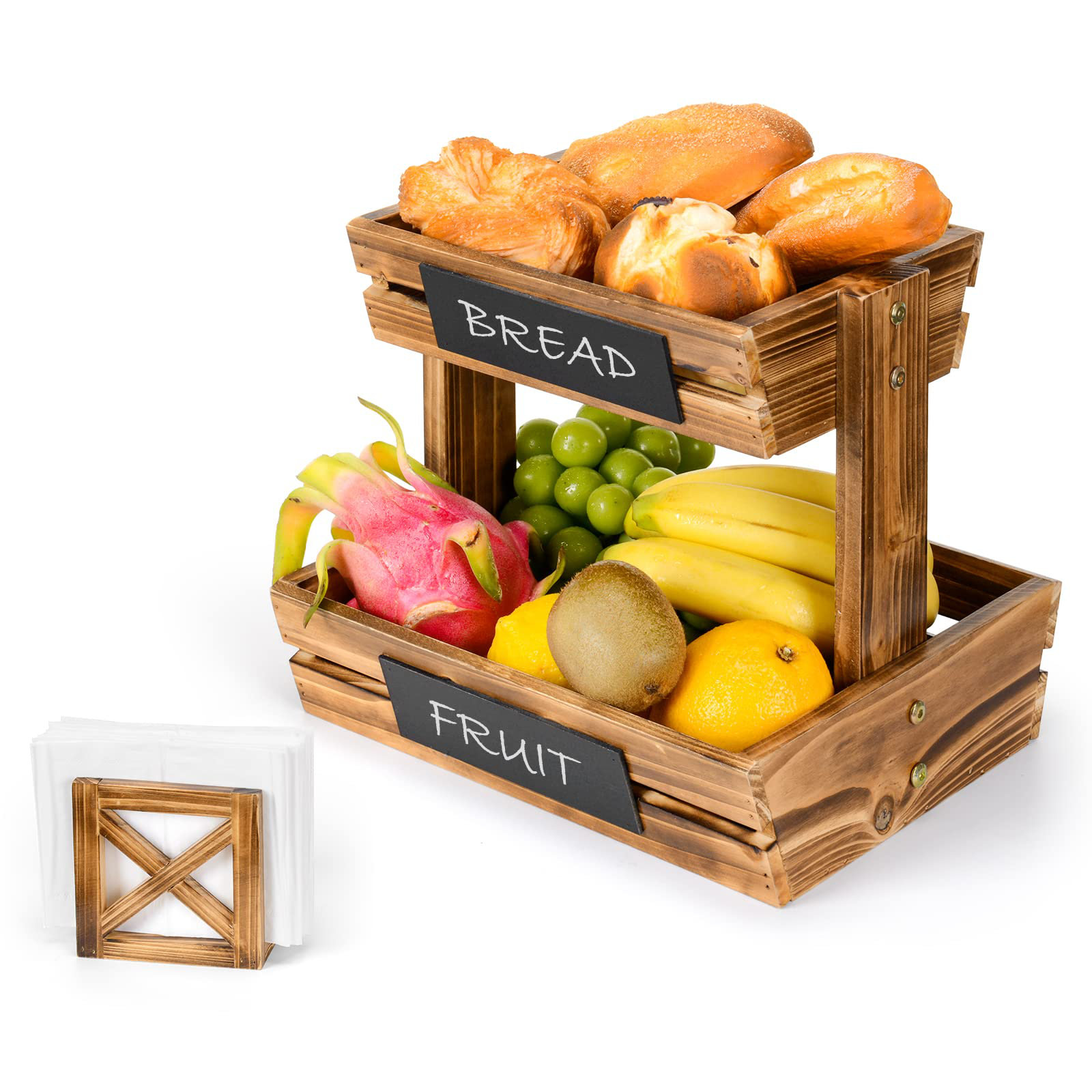 Union Rustic Brizendine Wood 2 Tiered Stand | Wayfair.co.uk