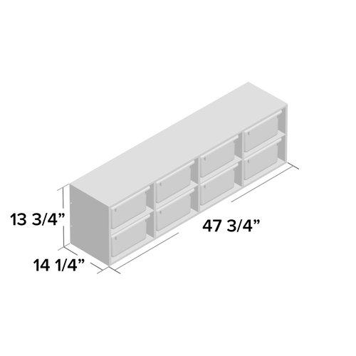 Childcraft 8 Compartment Cubby with Trays & Reviews | Wayfair