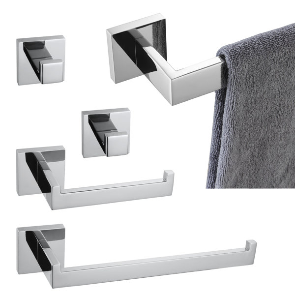 KOKOSIRI 5 - Piece Bathroom Hardware Set & Reviews | Wayfair