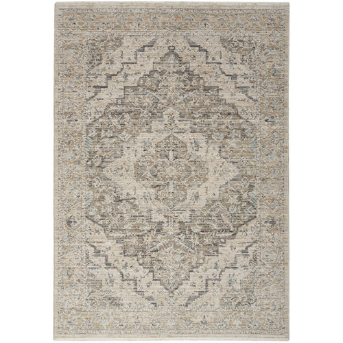 Canora Grey Gazzo Gray/Tan Rug | Wayfair
