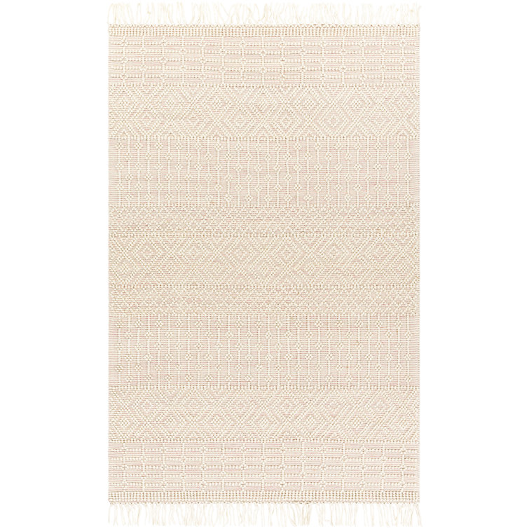 Langley Street Benda Handmade Flatweave Wool Cream Rug | Wayfair