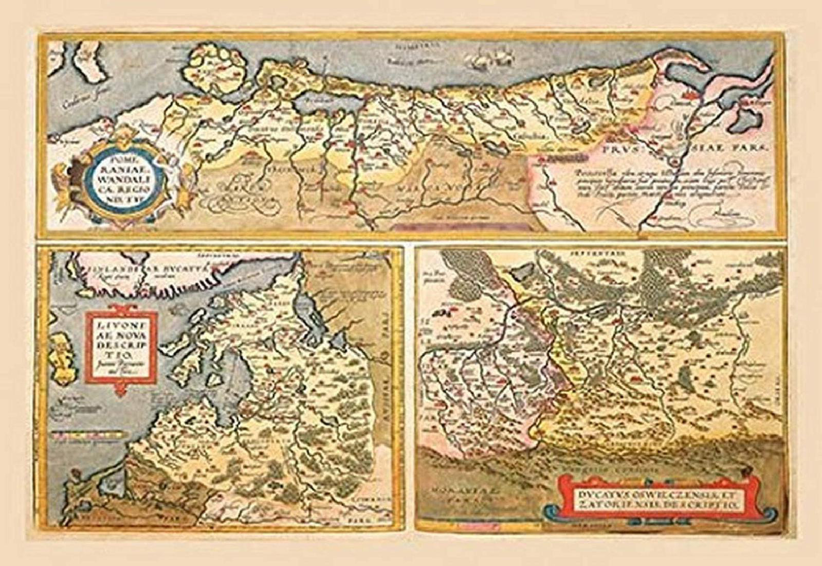 MH Handel Maps Of Eastern Europe And Russia - Gallery Wrappe Wrapped ...