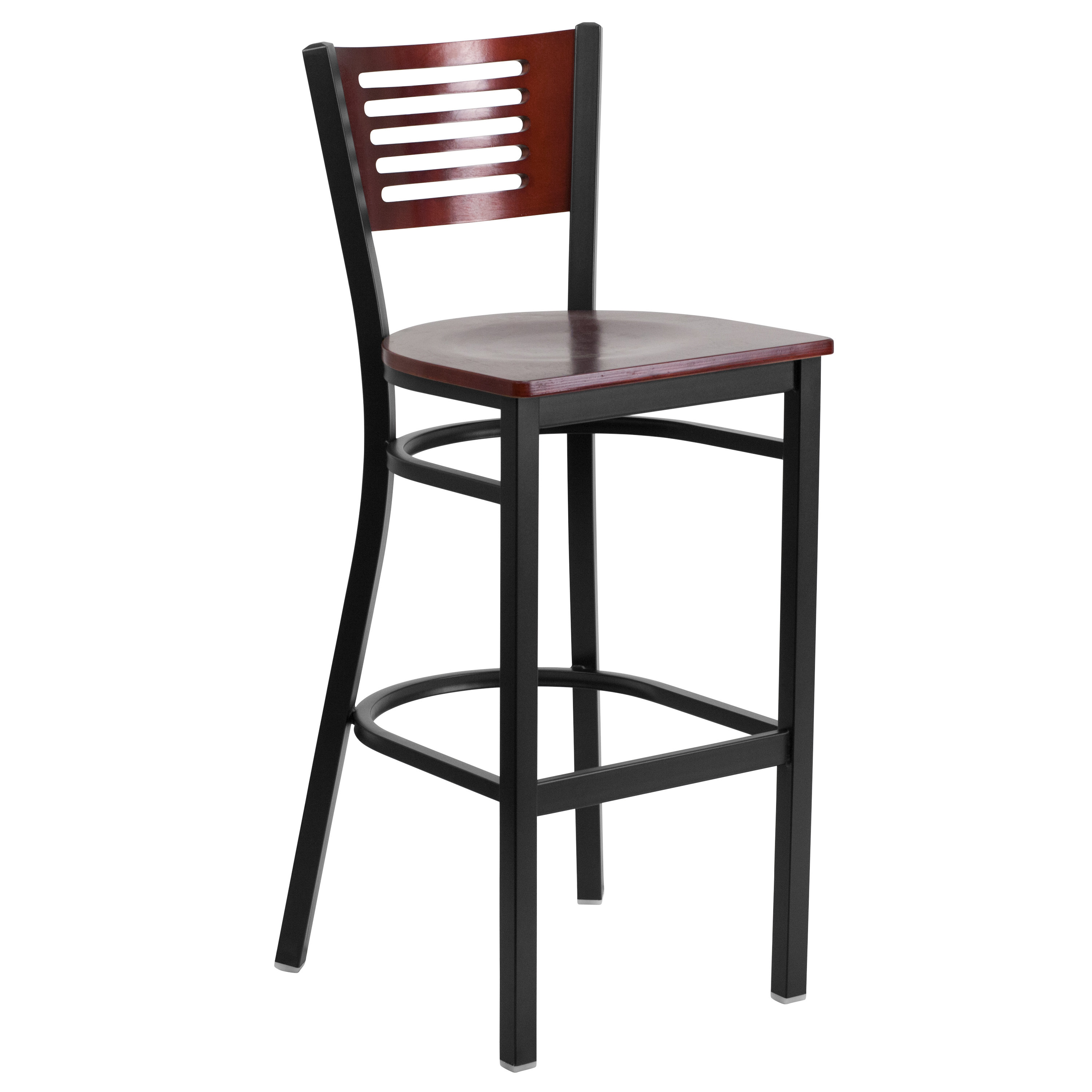 Wildon Home® Elkton Slat Back Bar Stool | Wayfair