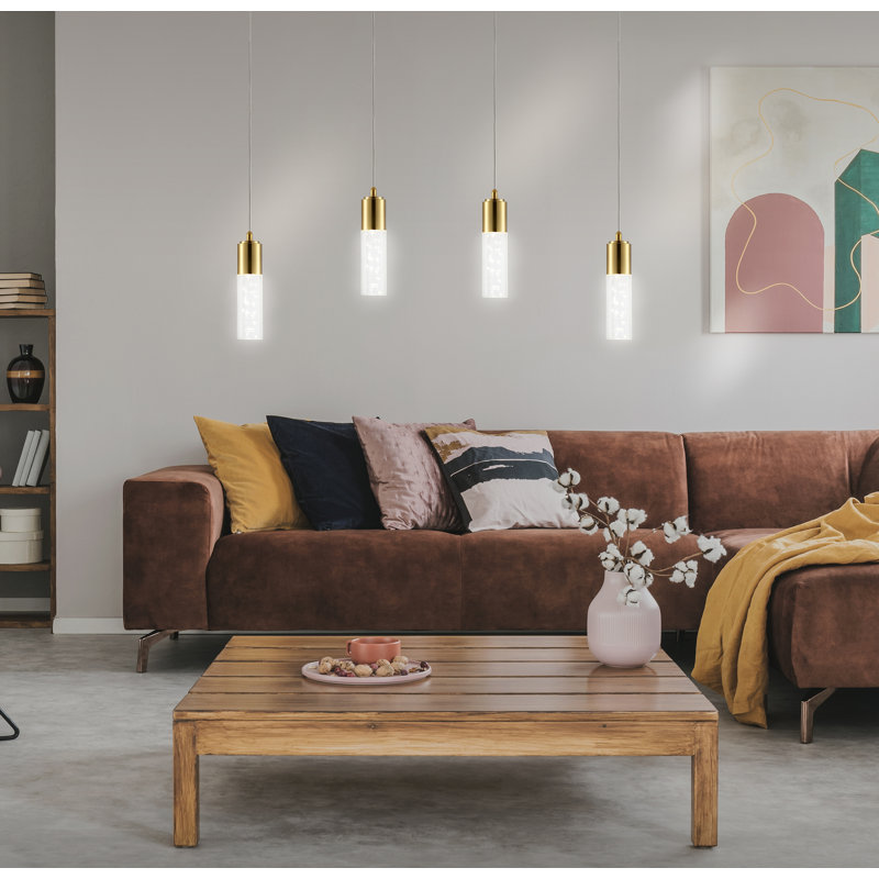 Wrought Studio Octa 1 - Light Single Cylinder LED Pendant & Reviews ...