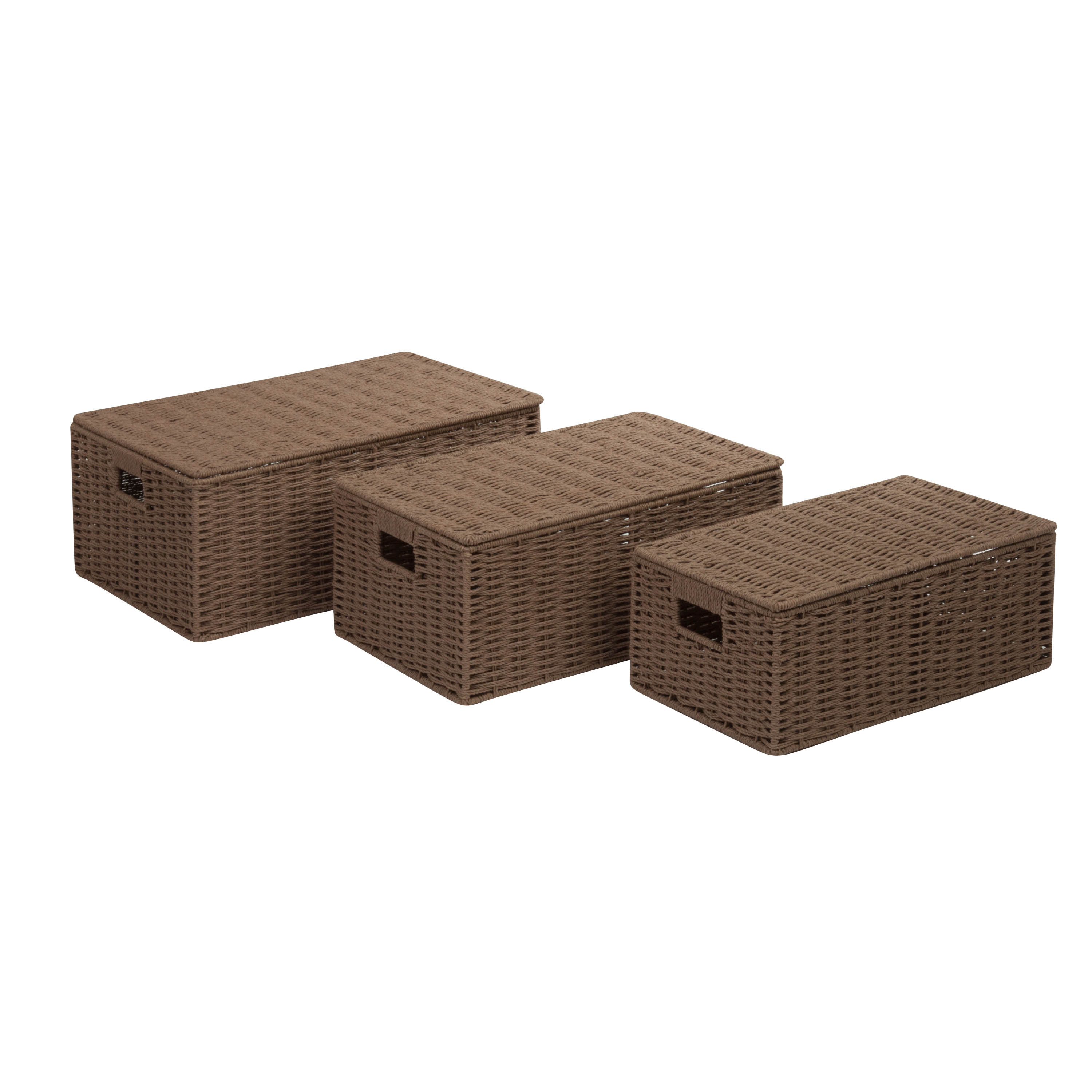 Dovecove 3 Piece Wicker Basket Set & Reviews | Wayfair