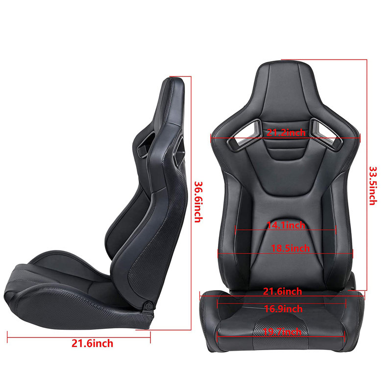 Ostreici Reclining Ergonomic Faux Leather PC & Racing Game Chair in ...