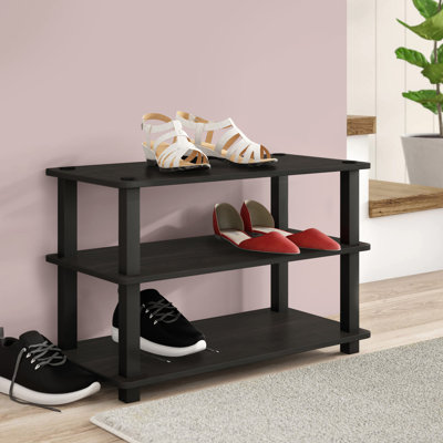 Ebern Designs 9 Pair Stackable Shoe Rack & Reviews | Wayfair
