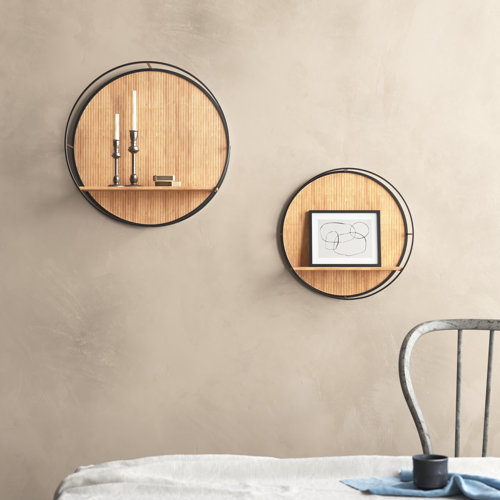 Birch Lane™ Becka 2 Piece Circle Accent Shelf | Wayfair