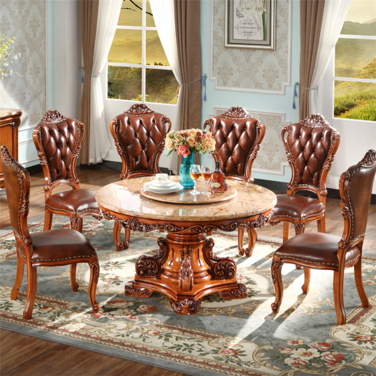 Bloomsbury Market Adilkhan 59'' Pedestal Dining Table | Wayfair