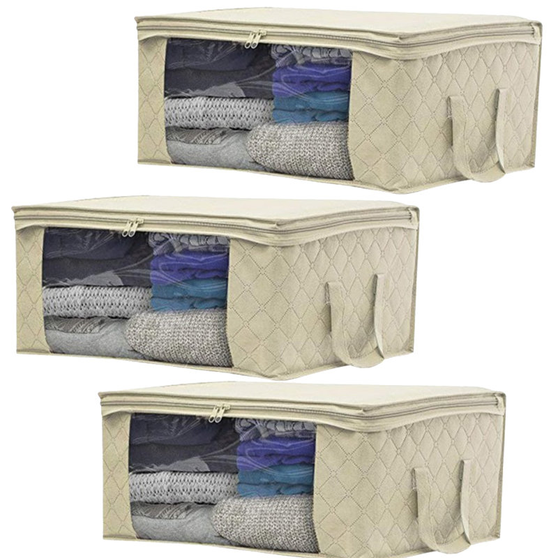 Rebrilliant 3-Pack Fabric Box Set | Wayfair