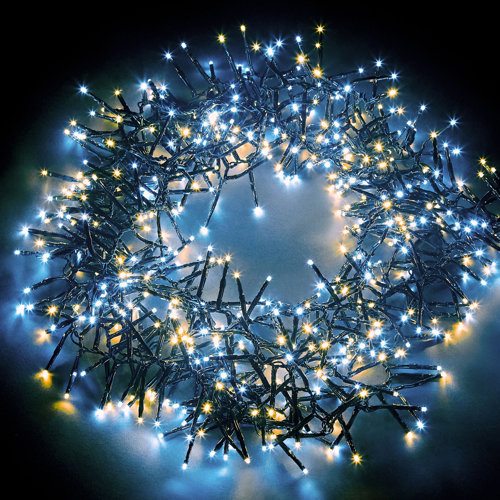 The Seasonal Aisle Chasing Cluster LED 240 Light String Lighting ...