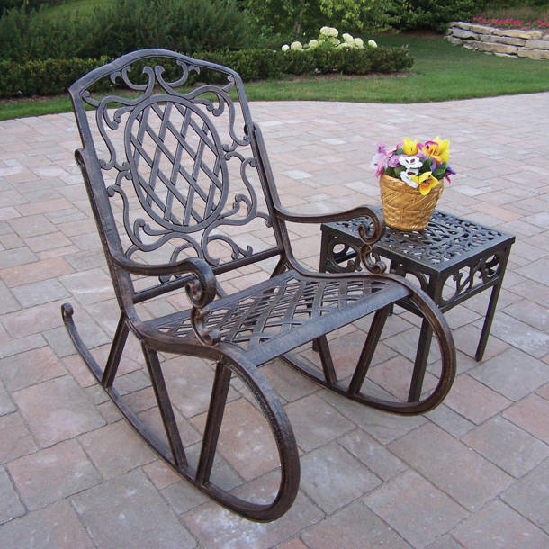 Astoria Grand Mcgrady Metal Outdoor Side Table & Reviews | Wayfair