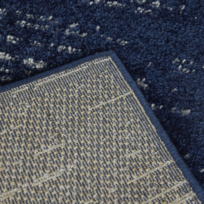 Sand & Stable Minster Performance Navy Blue Rug & Reviews | Wayfair