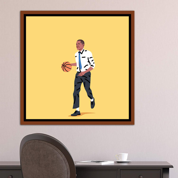 Bless international Balling Barack Framed by Elad Shagrir Print | Wayfair