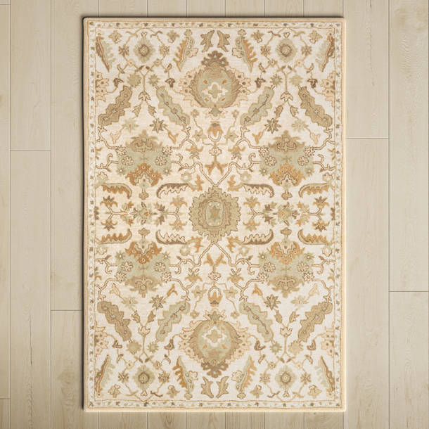 Birch Lane™ Arden Handmade Wool Dark Brown/Garnet Rug & Reviews | Wayfair