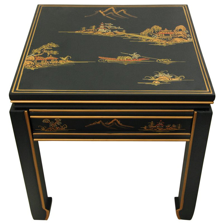 Oriental Furniture Ming End Table | Wayfair