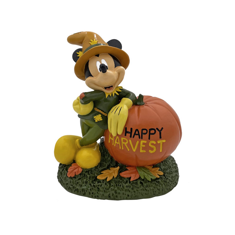 Back Yard Glory Disney Mickey Mouse Scarecrow Garden Statue | Wayfair