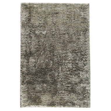 Orren Ellis Gertie Handmade Hand-Knotted Wool Gray/Brown Rug | Wayfair