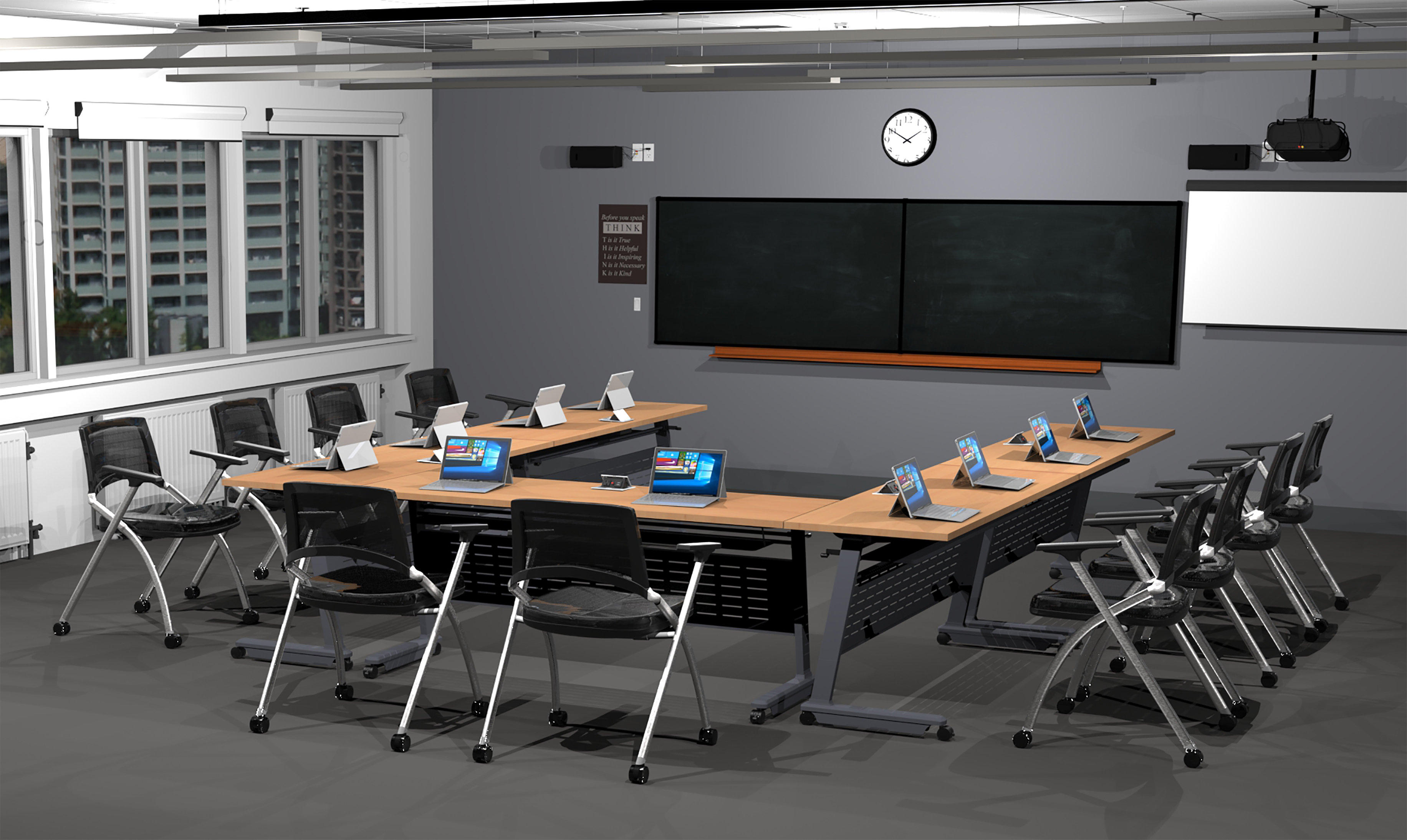 Inbox Zero Benikel 10 Person Training Meeting Seminar Tables with ...