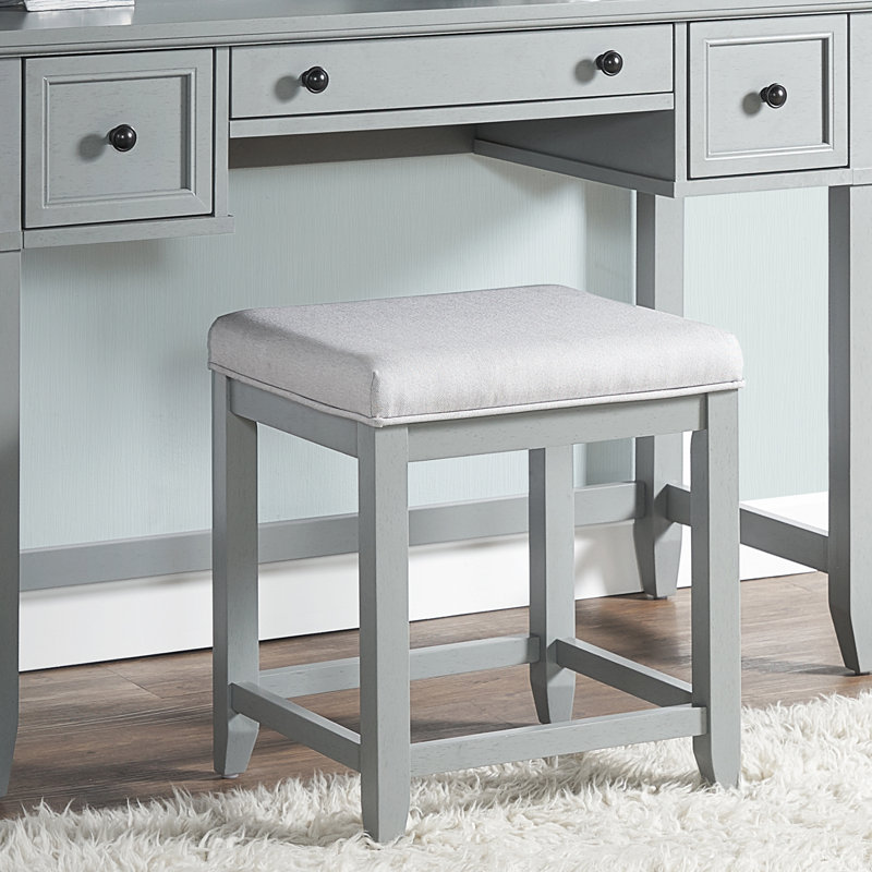 Dovecove Mccook 19.25'' Tall Vanity Stool & Reviews | Wayfair