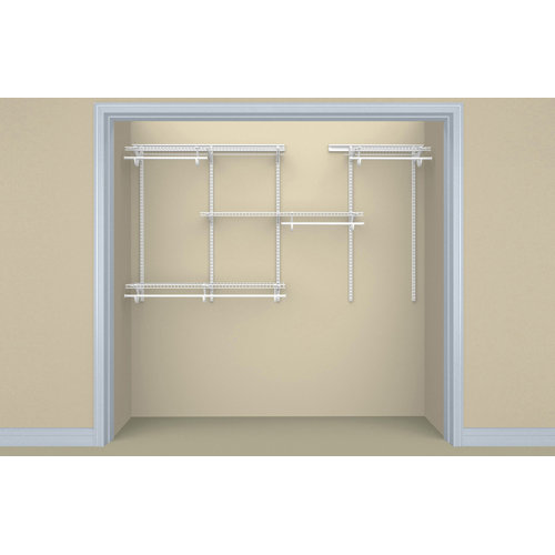 ClosetMaid ShelfTrack 60" W - 96" W Closet System Starter Kit & Reviews ...