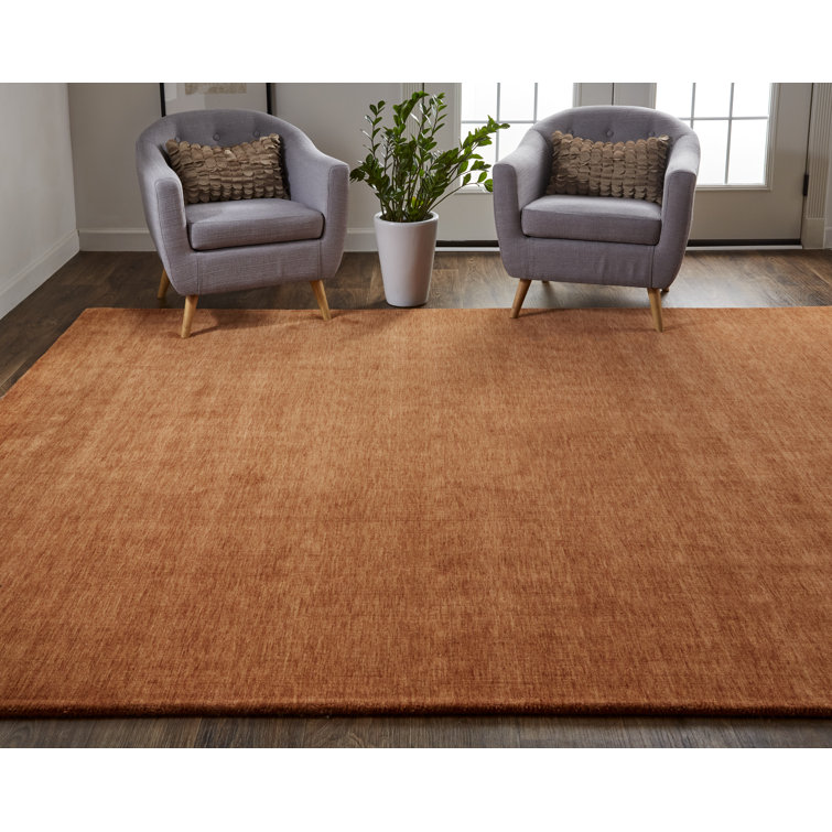 Wade Logan® Ameia Handwoven Orange Rug & Reviews | Wayfair