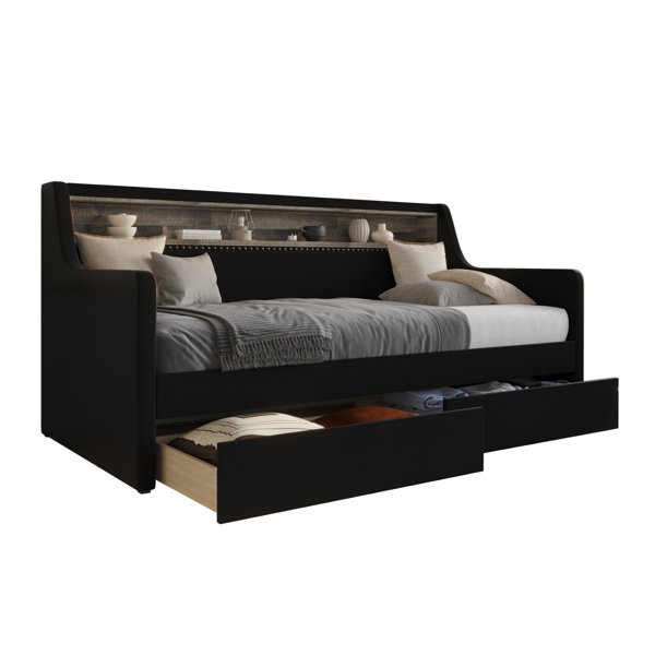 Wade Logan® Amylah Upholstered Daybed & Reviews | Wayfair