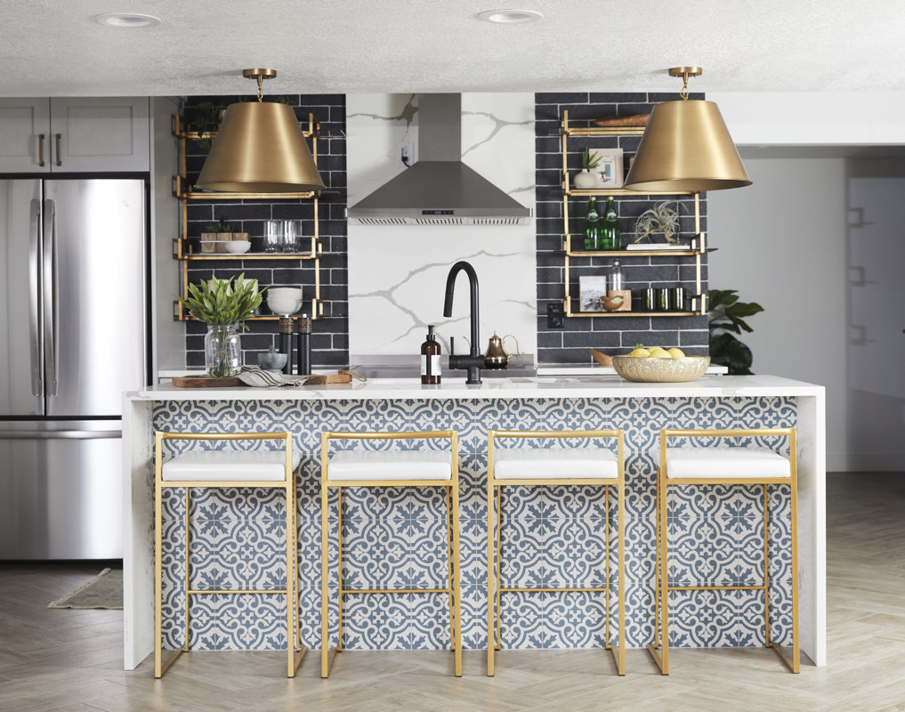 Glam Kitchen Design Photo by Wayfair | Wayfair