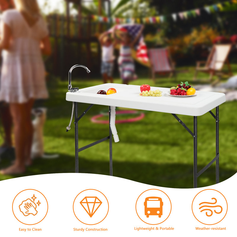 Winado Folding Fish Fillet Hunting Free Standing Sink & Reviews | Wayfair