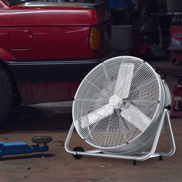 MoNiBloom 25" High Velocity Industrial Floor Fan Rolling 3 Speed ...