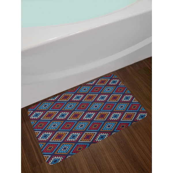 Bless international Aztec Bath Rug | Wayfair