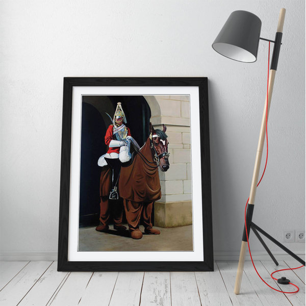 Ophelia & Co. Banksy Comical Horse Guard by Ophelia & Co - Single ...