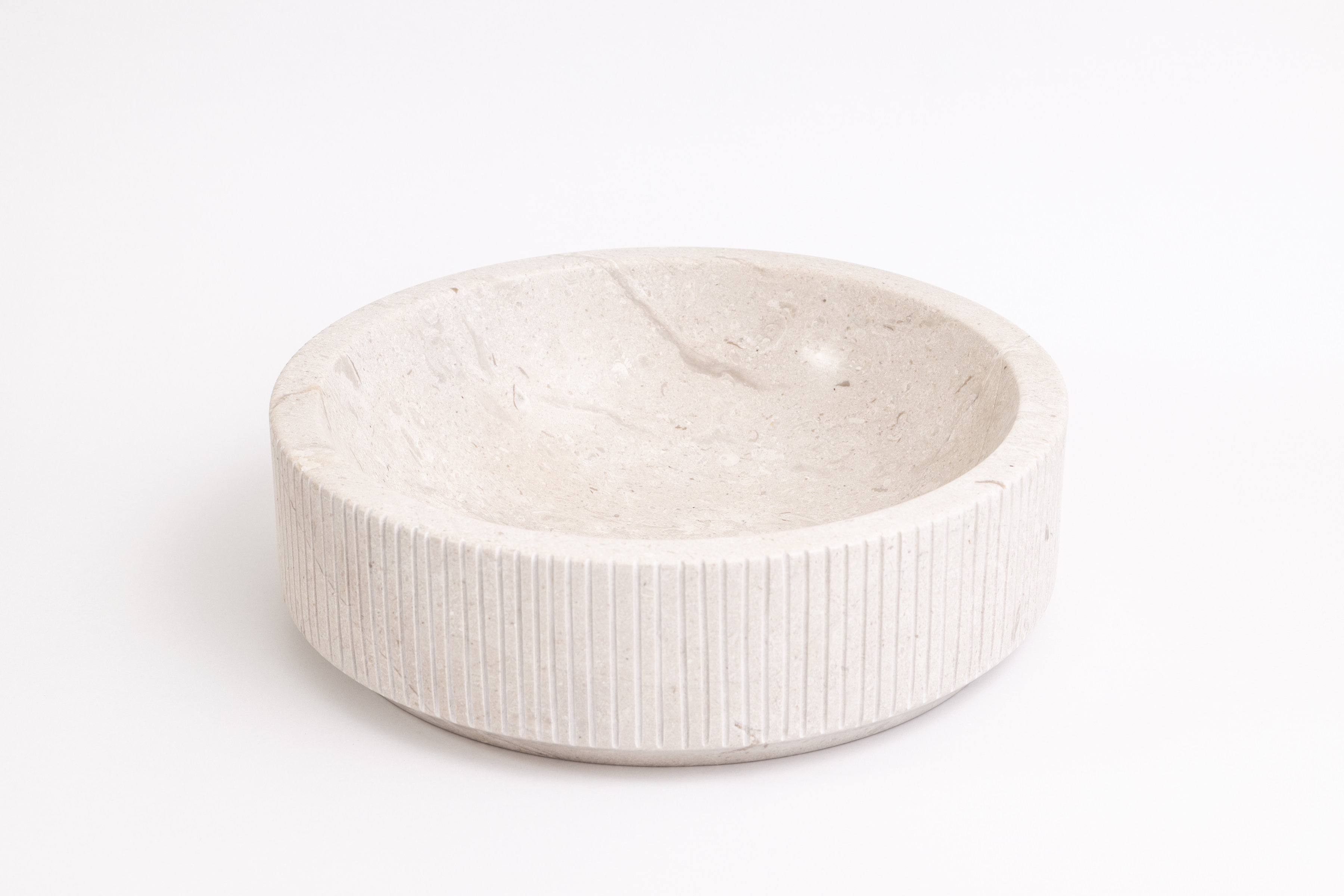 Laguna Marble Burj Marble Stone Circular Vessel Bathroom Sink | Wayfair