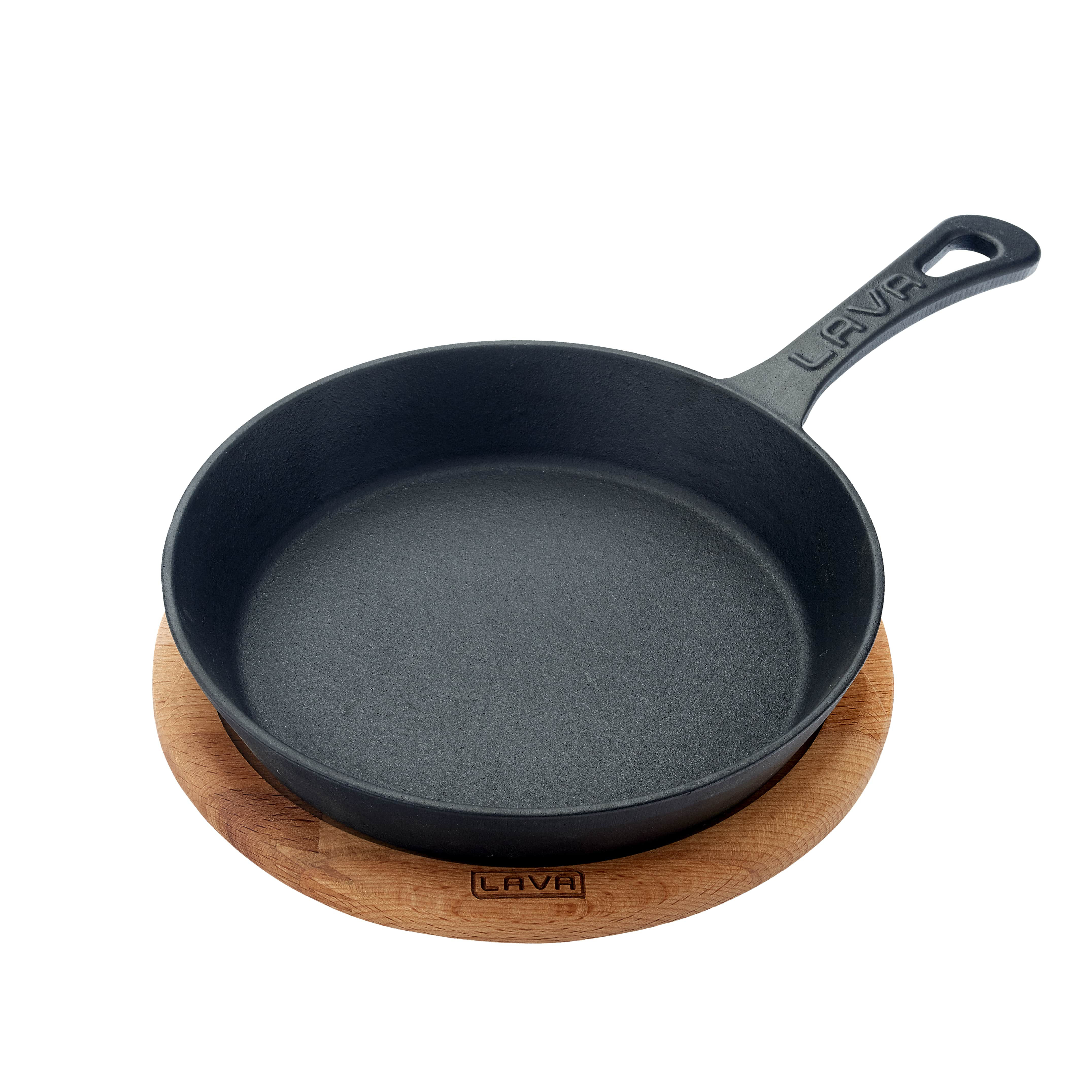 LAVA CAST IRON Lava Enameled Cast Iron Skillet 4 inch-Pan with ...