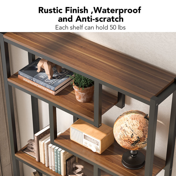 Ebern Designs Kunigunde 69.29'' H x 39.37'' W Library Bookcase ...