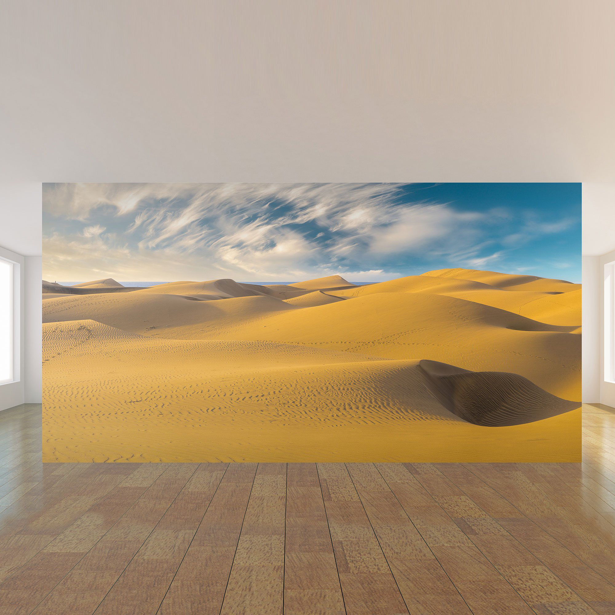 Ebern Designs Sille Desert Landscape Wallpaper Panel | Wayfair