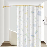 Wayfair | Gold Shower Curtain Rods You'll Love in 2023