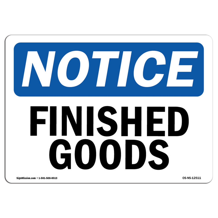 SignMission Finished Goods Sign | Wayfair
