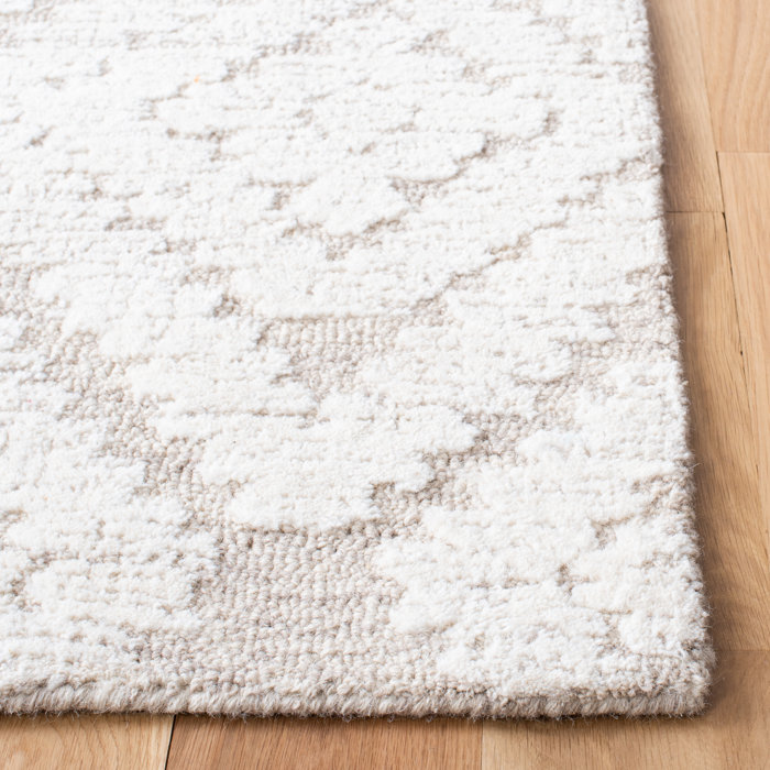 Etta Avenue™ Patricia Handmade Hand Tufted Beige Rug & Reviews | Wayfair